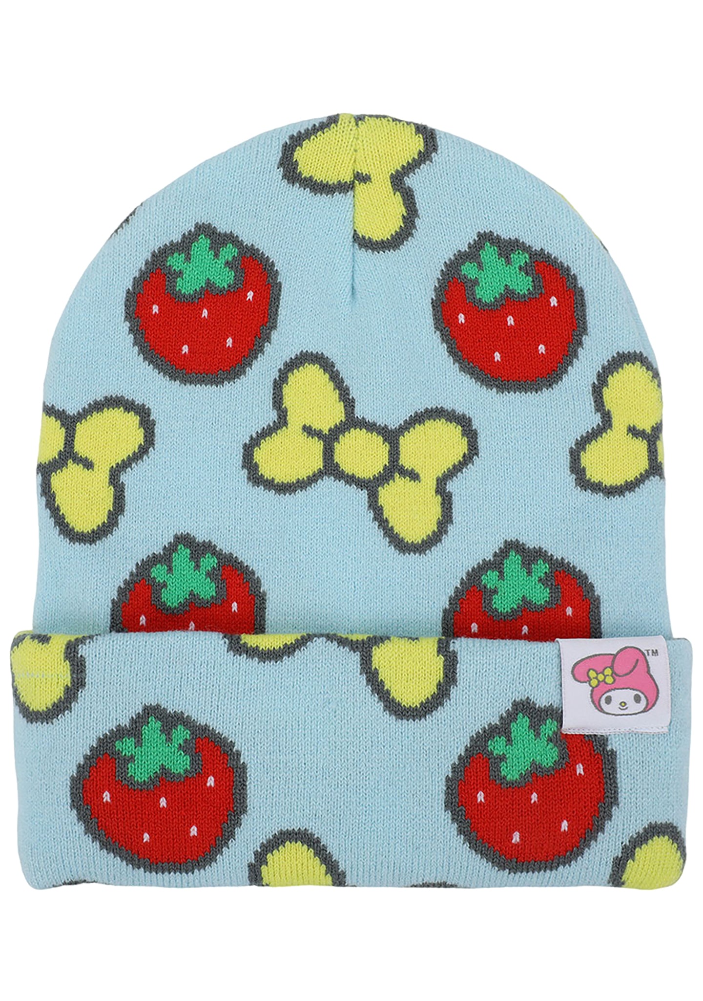 Bioworld X Sanrio My Melody AOP Jacquard Tall Beanie KCM5QZTMYMPP00 ...