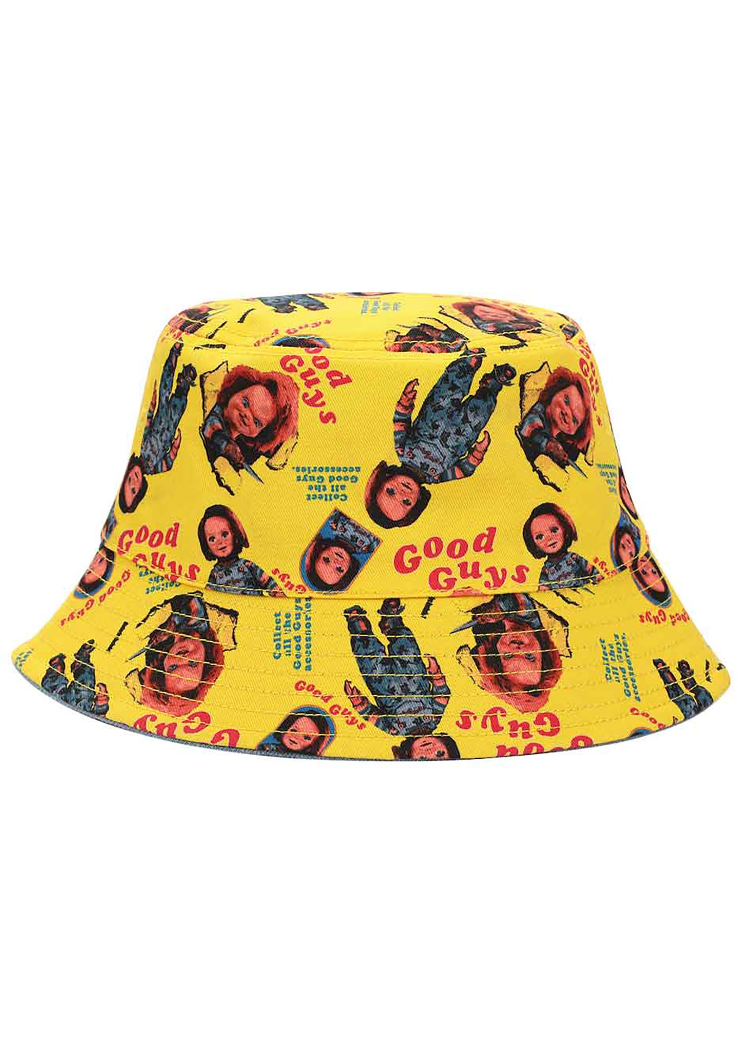 Bioworld X Universal Chucky Good Guys Reversible Bucket Hat ...
