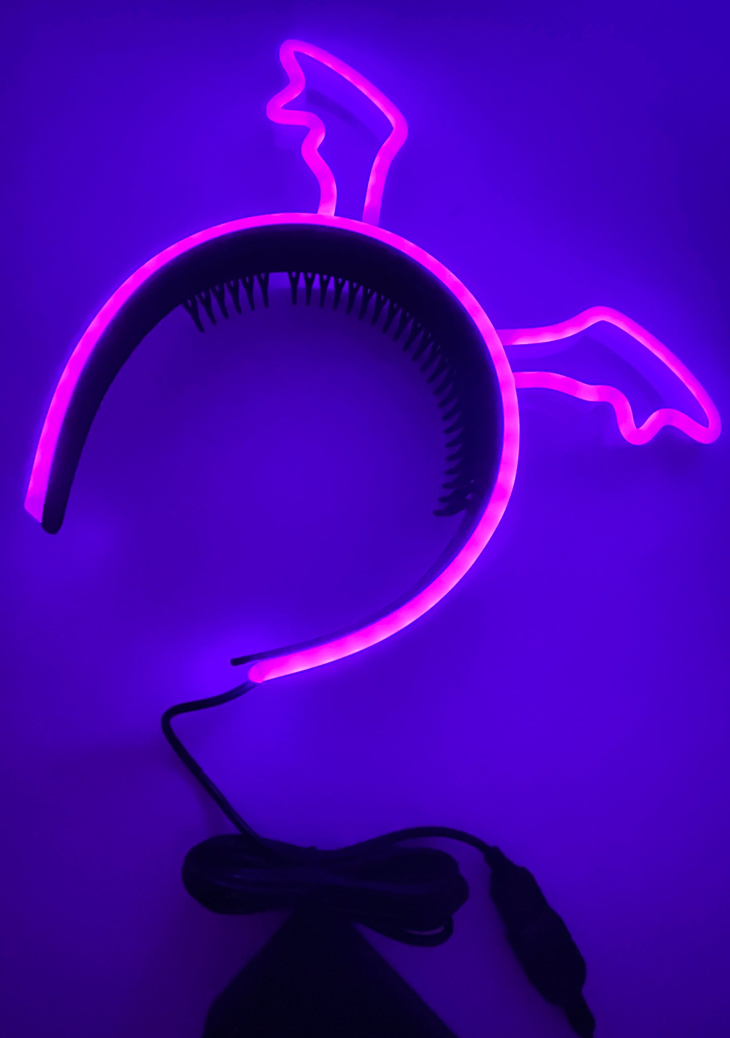 LASR Luring Seductress Bat Wing LED Light Up Headband | LASR – LA Style ...