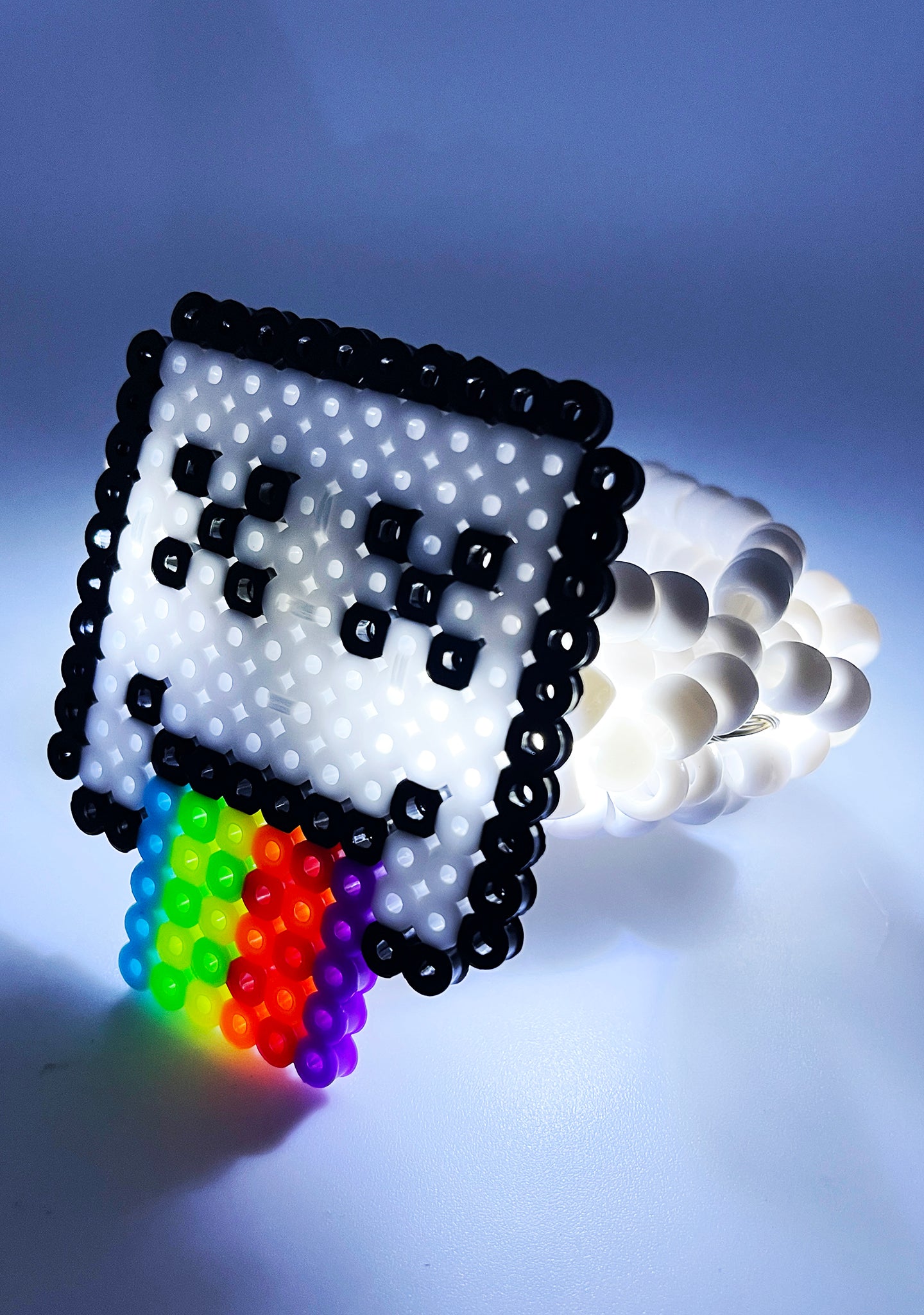 LASR Silly Emoticon Light Up Pendant Rave Kandi Bracelet | LASR – LA ...