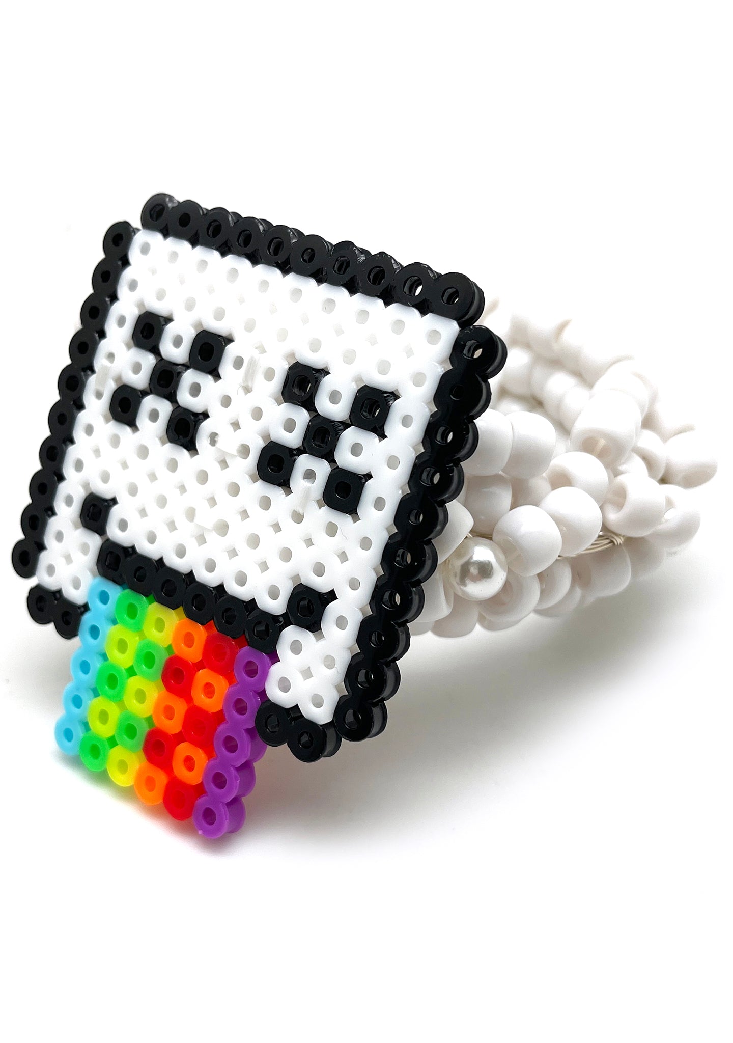 LASR Silly Emoticon Light Up Pendant Rave Kandi Bracelet | LASR – LA ...
