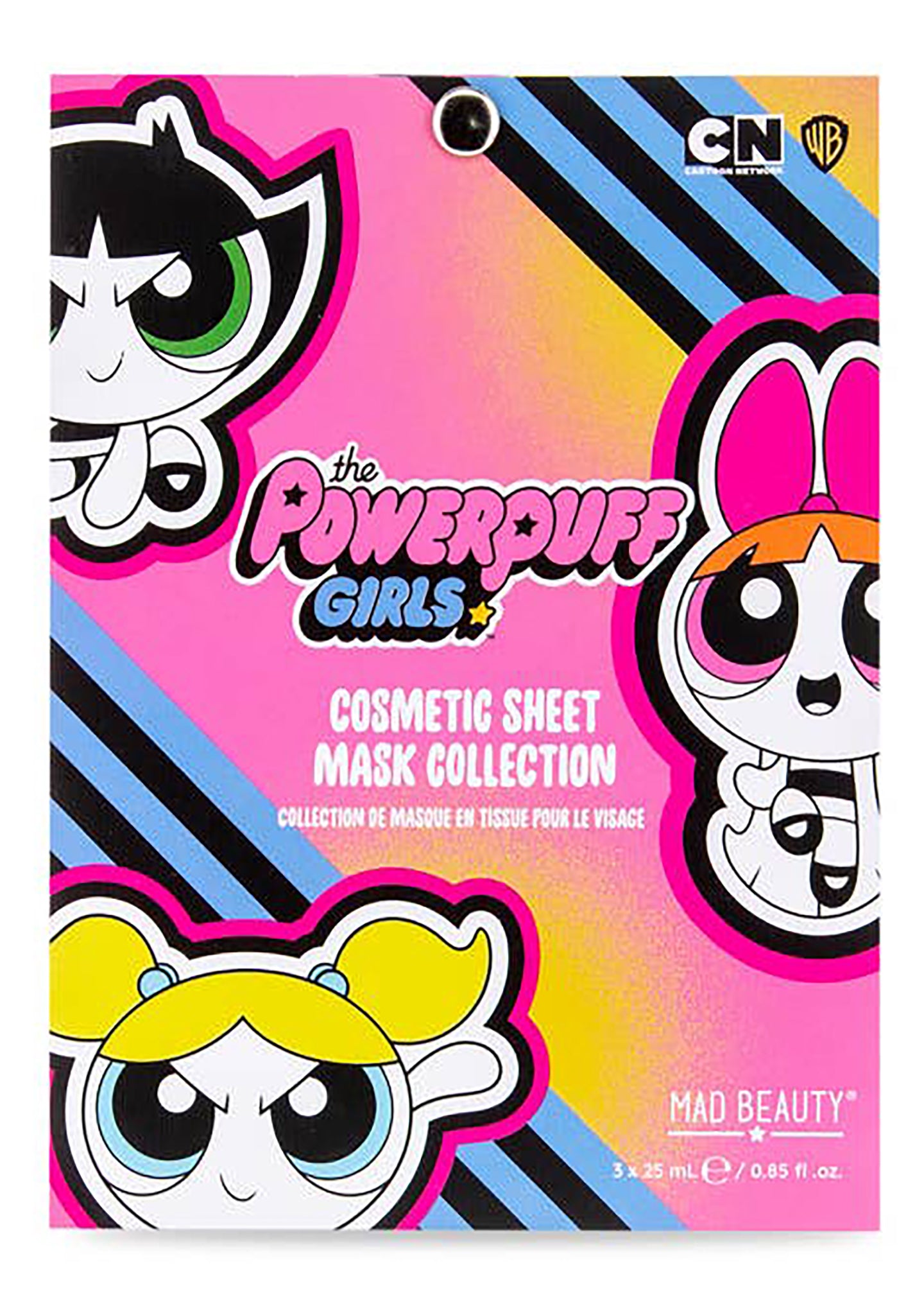 Mad Beauty x Cartoon Network Powerpuff Girls Face Mask 3pc Set WP ...