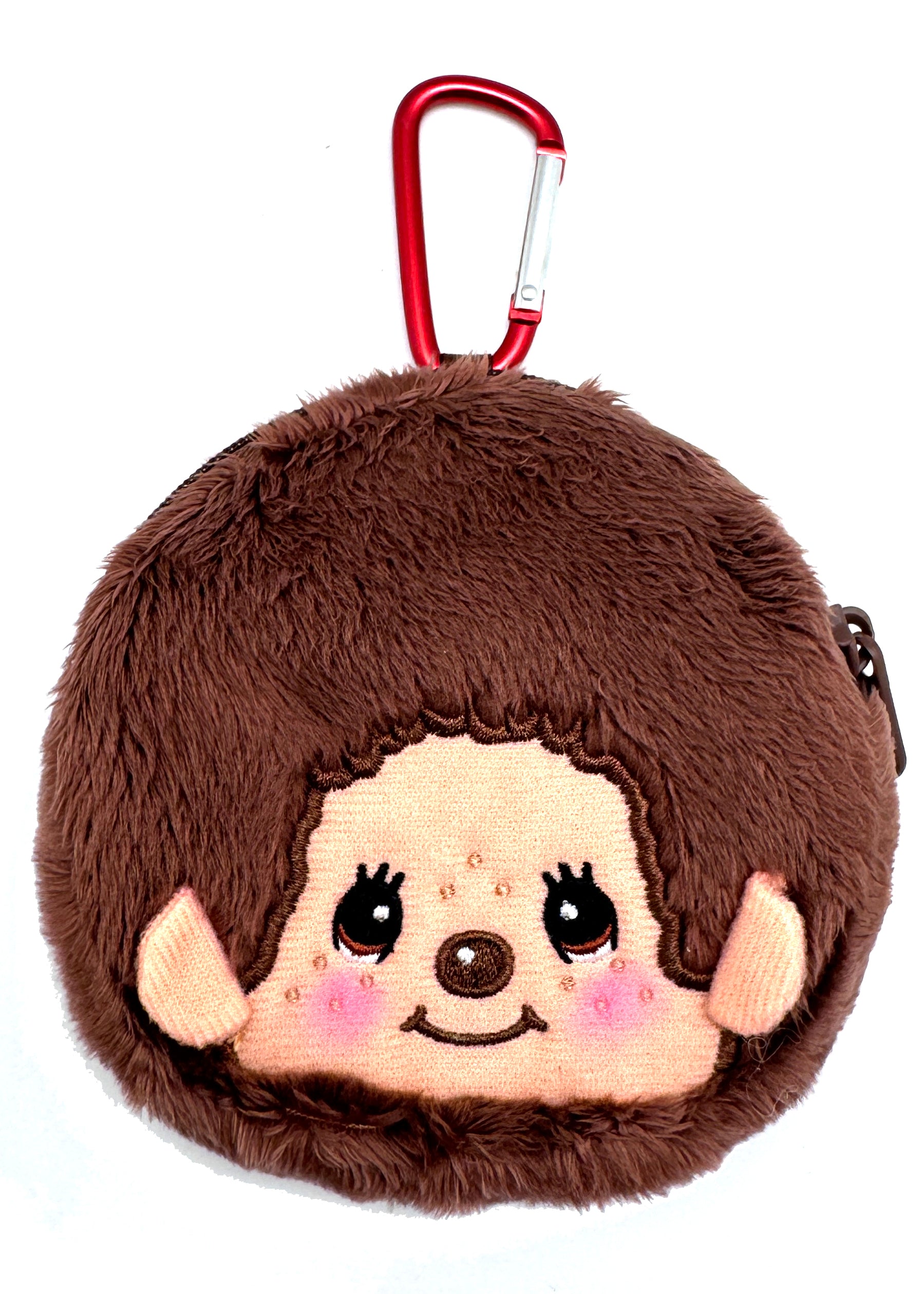 Monchhichi-Kun Face Plush Coin Pouch UCMC-0005BY | LASR – LA Style Rush