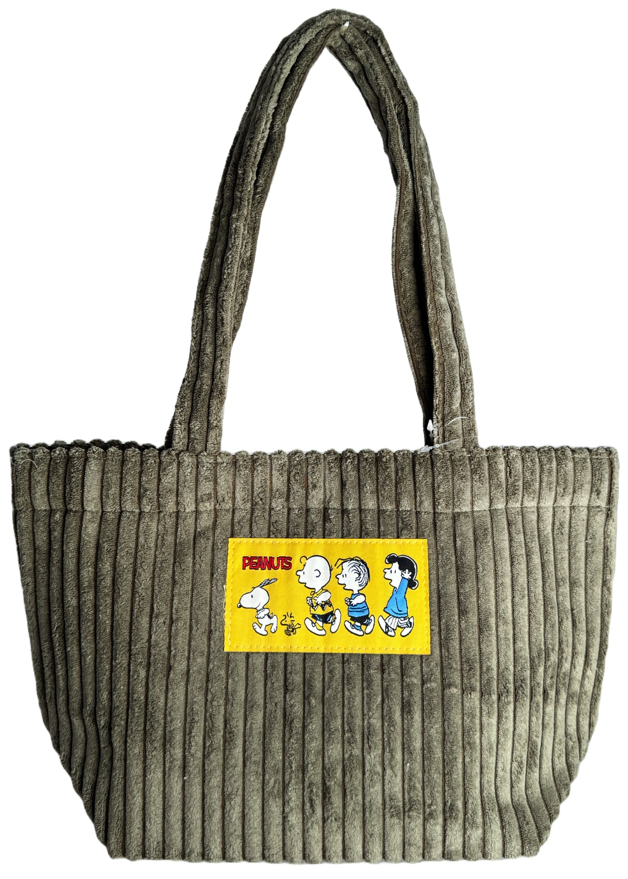Peanuts Snoopy and the Gang Corduroy Tote CBSN-826 | LASR – LA Style Rush