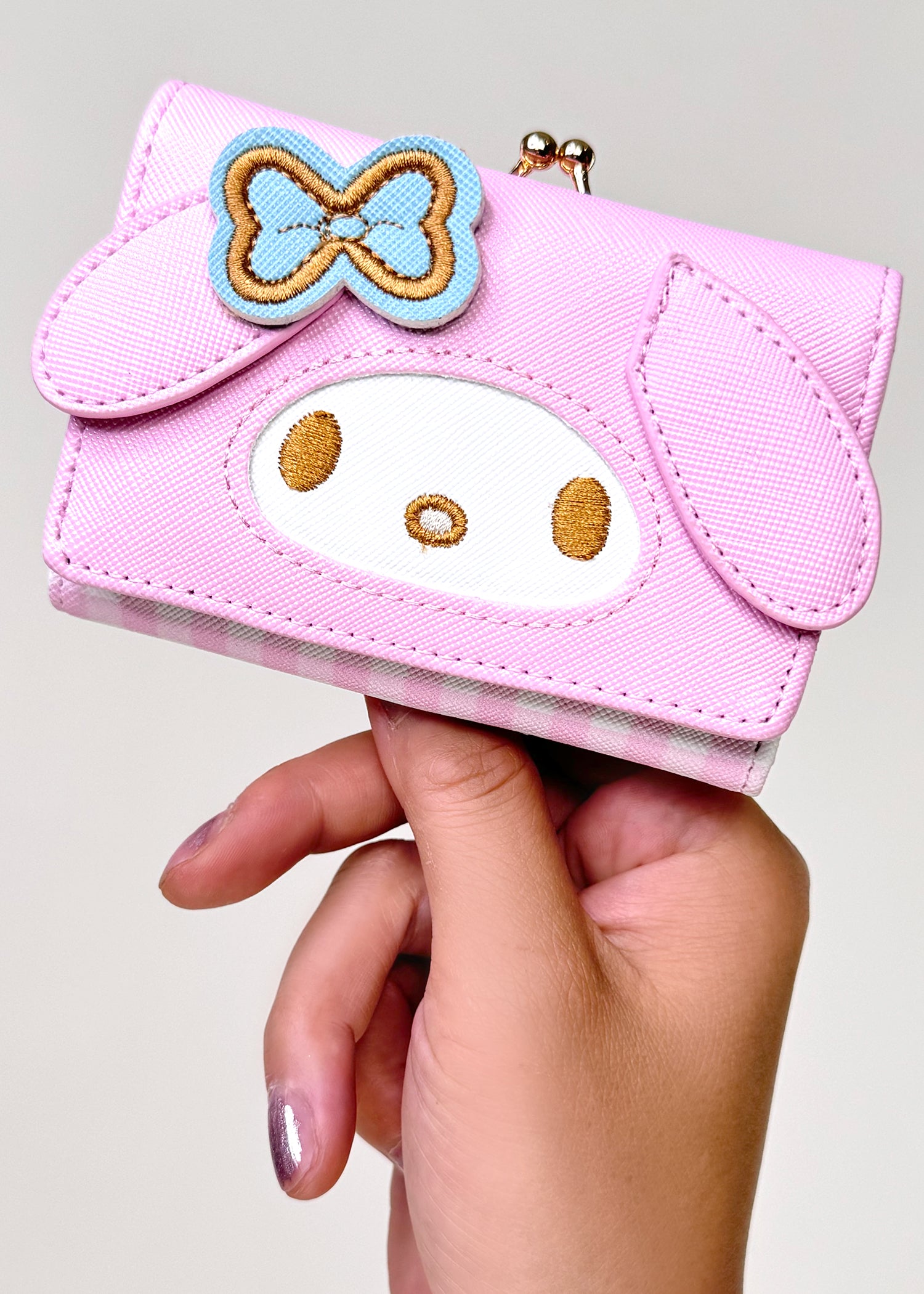 Sanrio My Melody Face Flap Wallet | LASR – LA Style Rush