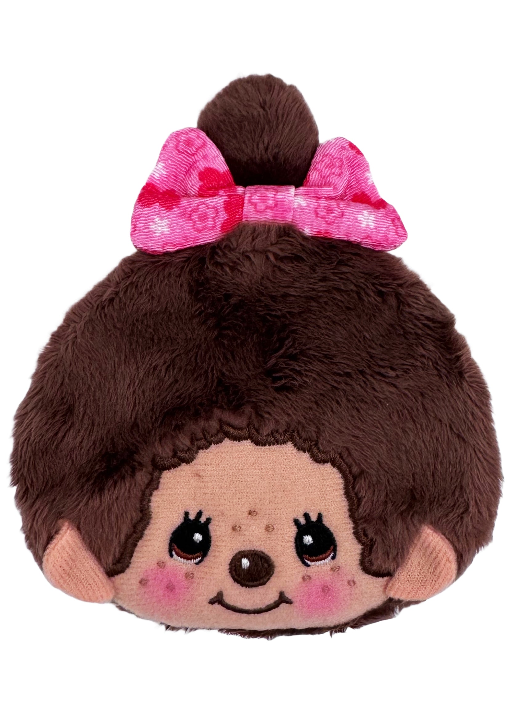 Sekiguchi Monchhichi-Chan Floral Bow Plush Coin Bag in Brown MC-0009GL ...