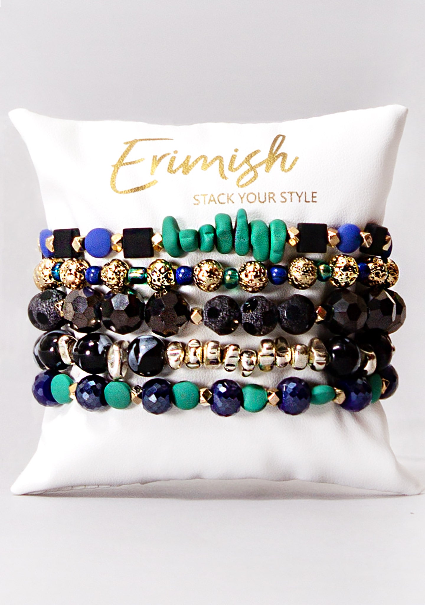 Erimish | Shop Erimish Midnight Masquerade Bracelet Stack at ...