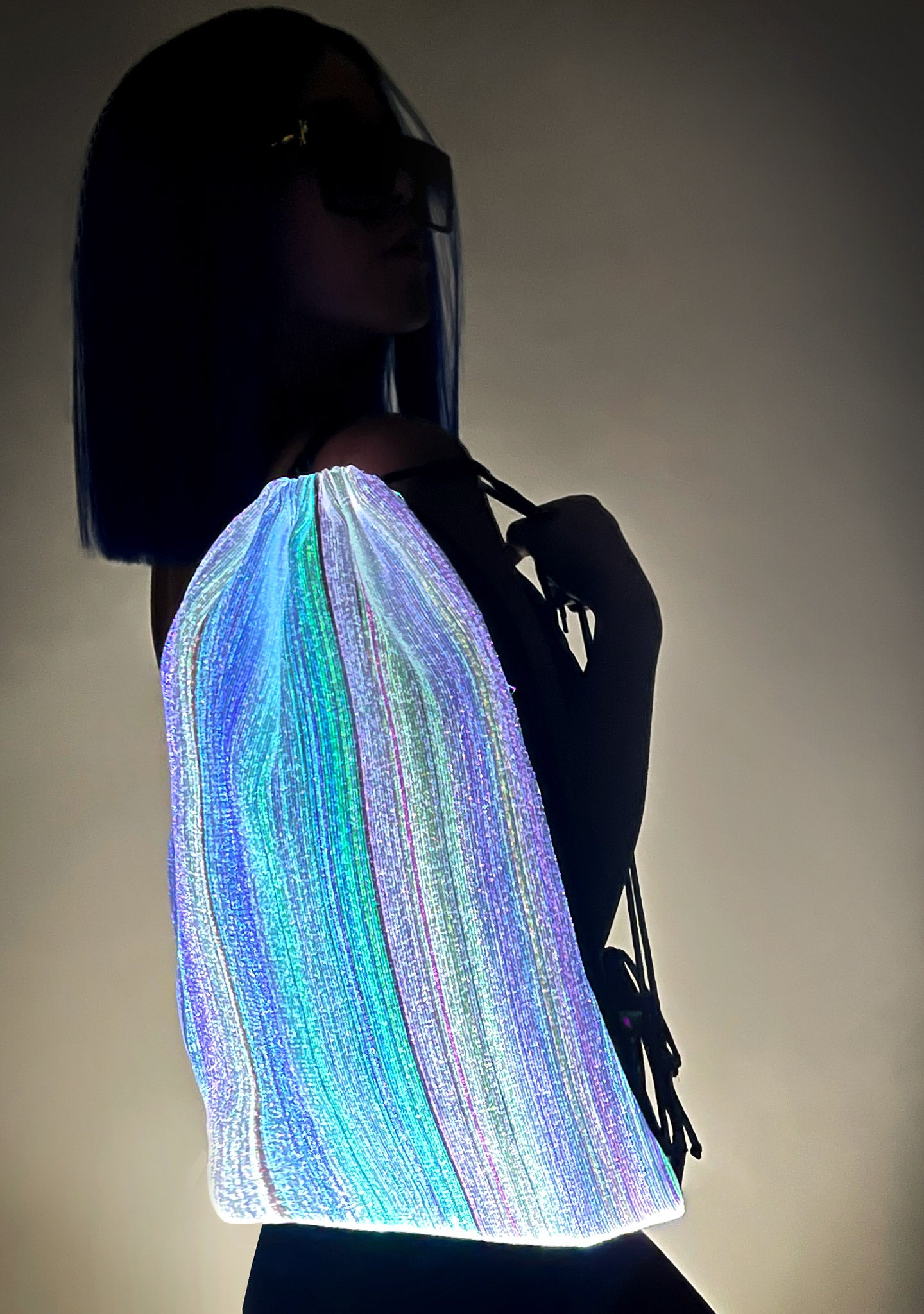 LASR | Shop LASR Hyper Tek Fiber Optic Light Up Backpack at LAStyleRush ...