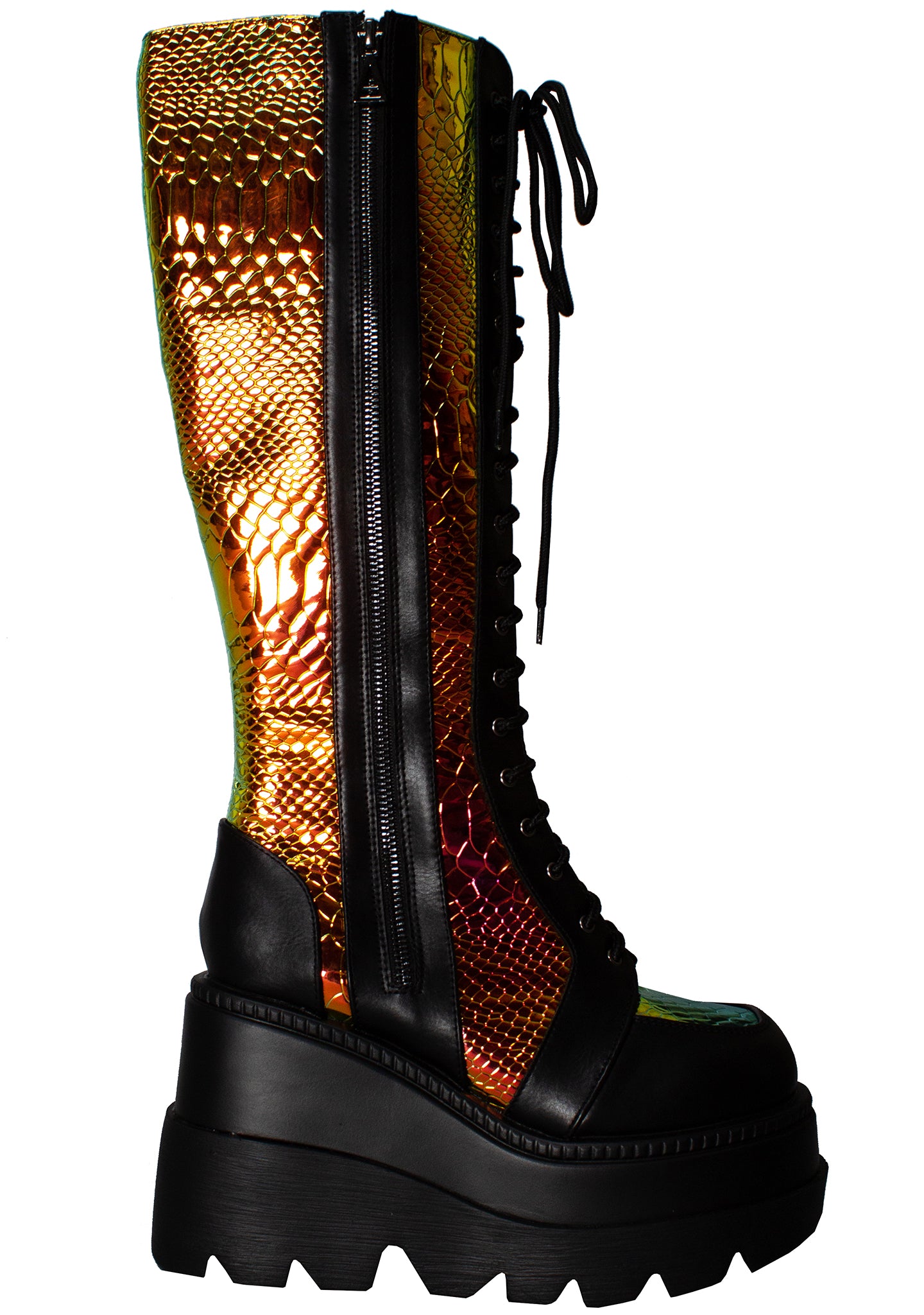 LASR Radioactive Hi Platform Boots | LASR – LA Style Rush
