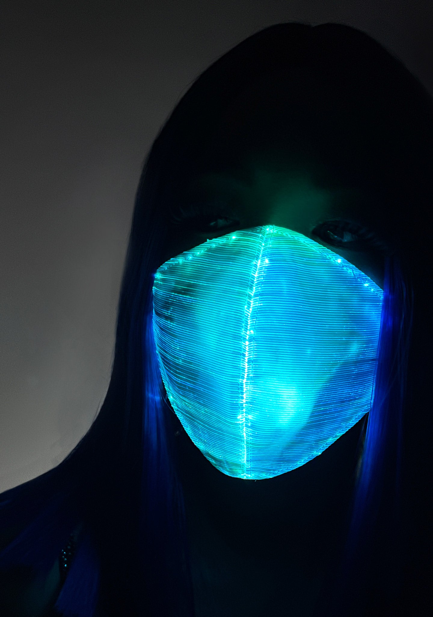 LASR | LASR Teknolyzed FIber Optic Face Light Up Mask at LAStyleRush ...