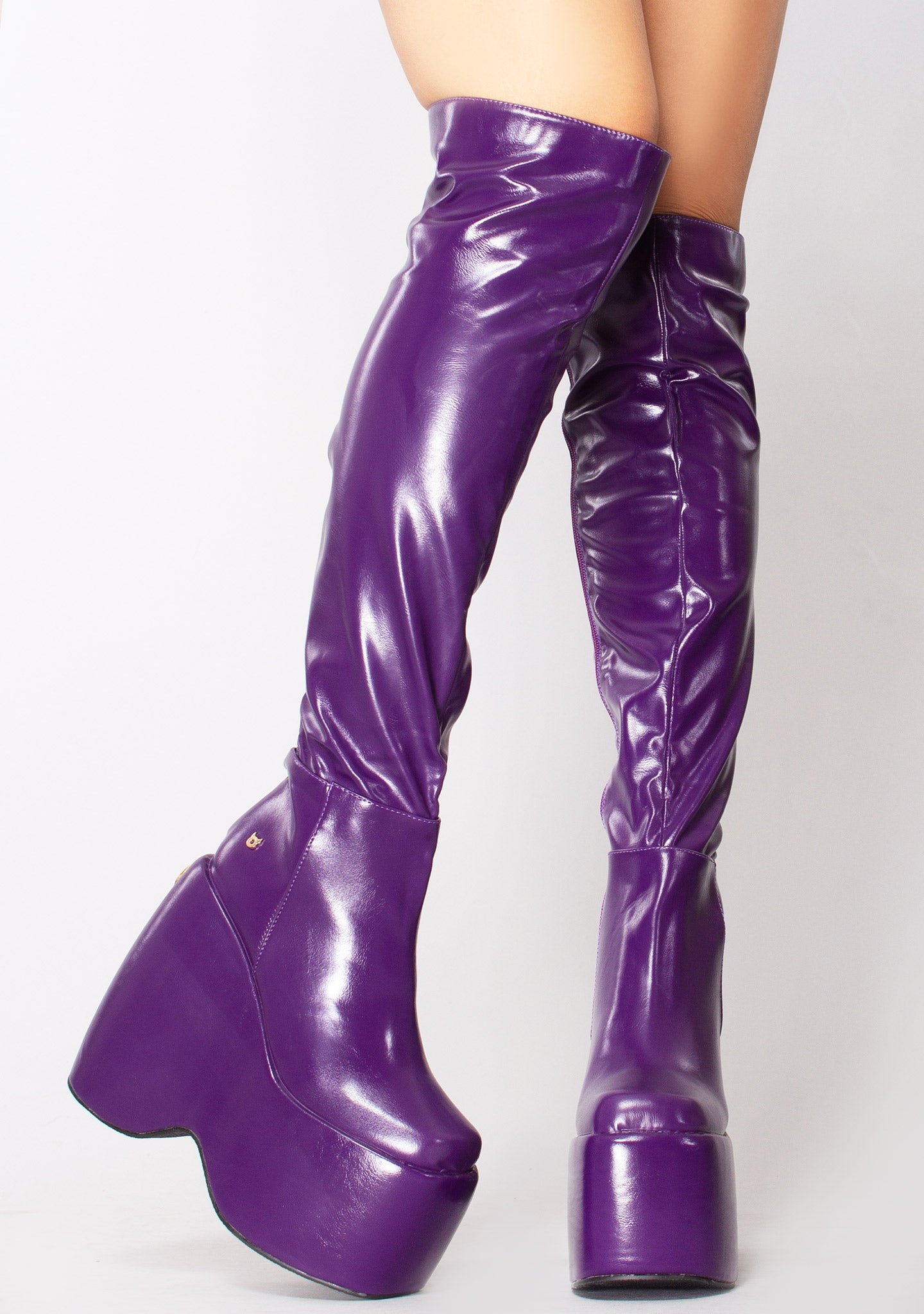 OCHO TORO | Shop Ocho Toro Alluring Deception Knee High Platform Boots ...