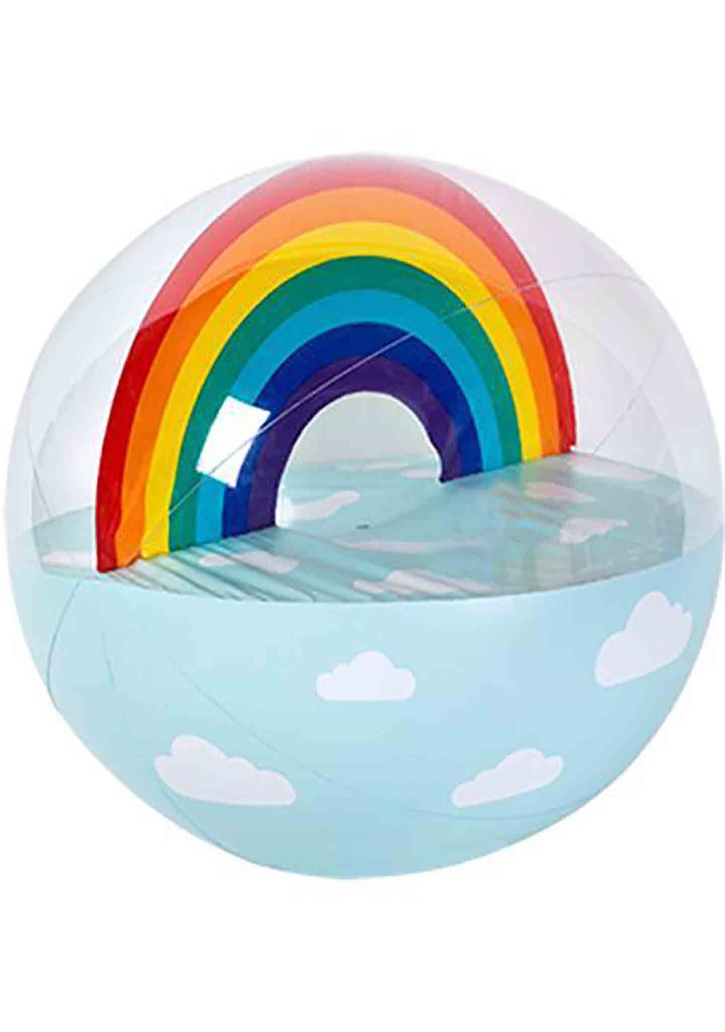 SUNNYLIFE | Shop Sunnylife Rainbow Inflatable Beach Ball XL at ...