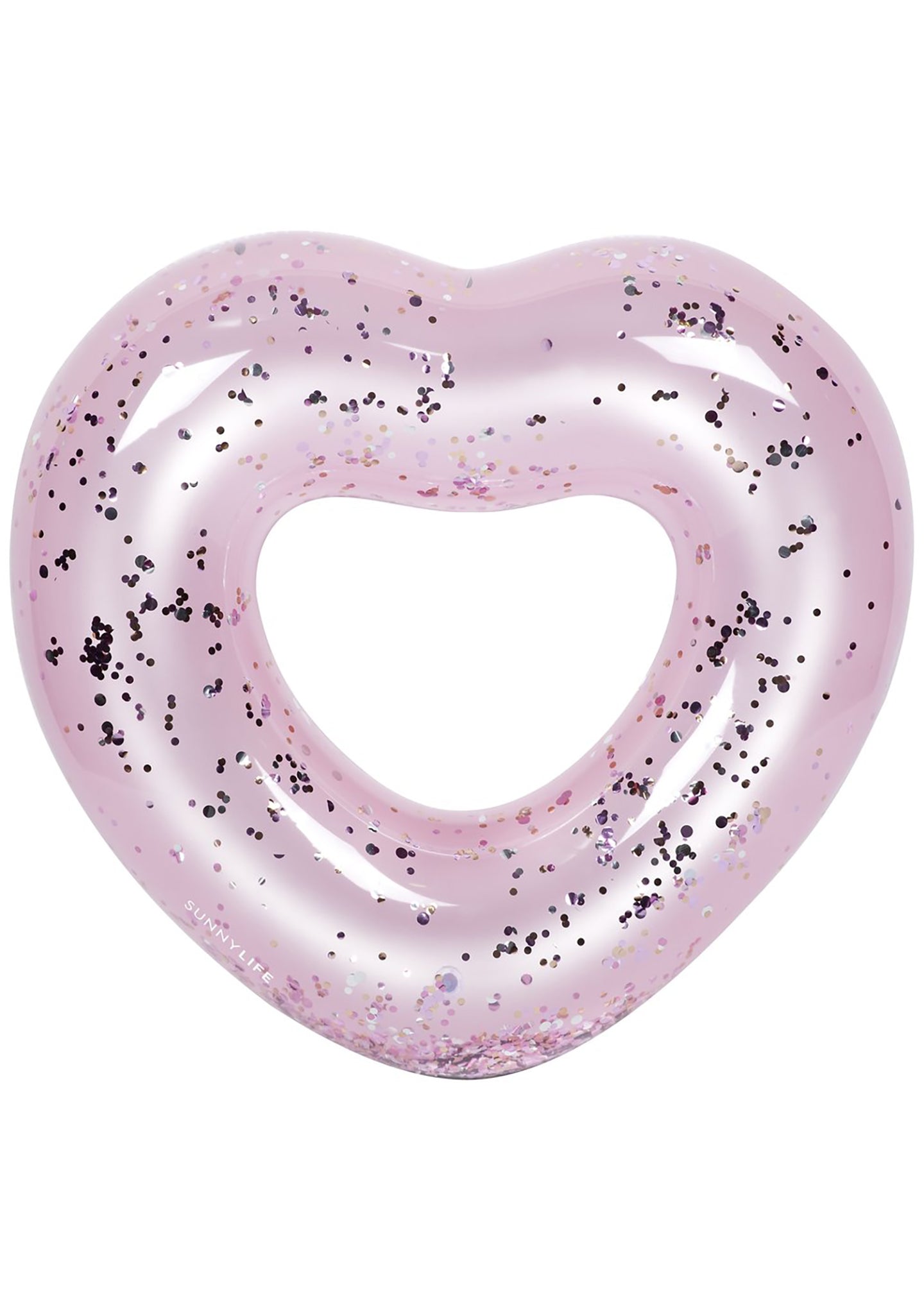 SUNNYLIFE | Shop Sunnylife Pink Heart Glitter Pool Ringat LAStyleRush ...